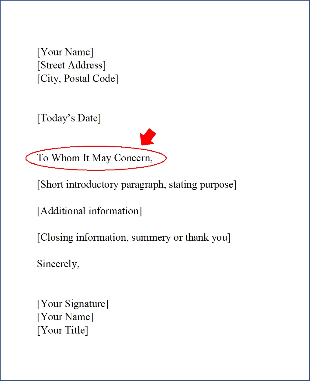 To Whom It May Concern What It Really Means And When To Use It